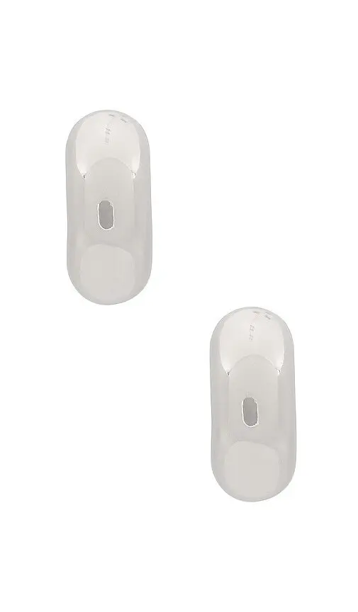 Jenny Bird Tome Small Hoops - Silver