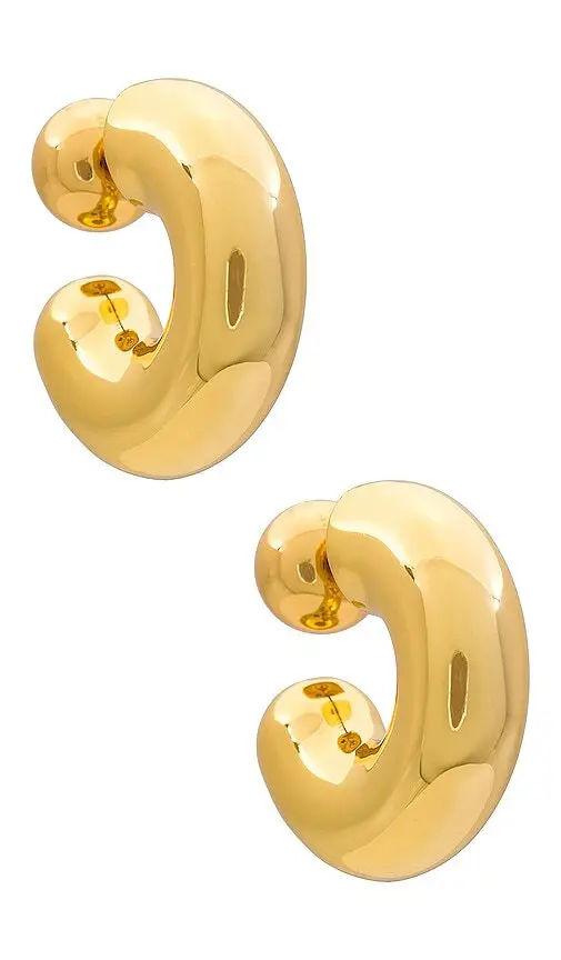Jenny Bird Tome Large Hoops - Gold