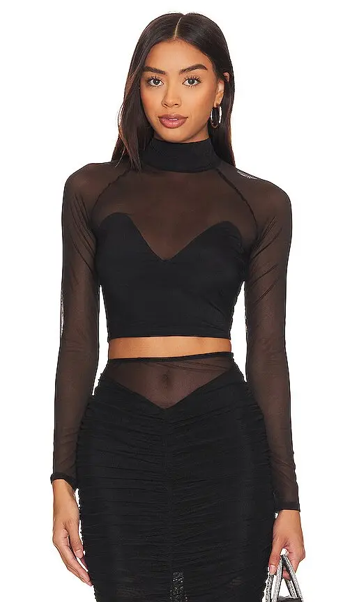 Fleur Du Mal Mesh Top