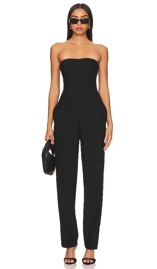 Nbd Aitana Corset Jumpsuit - Black