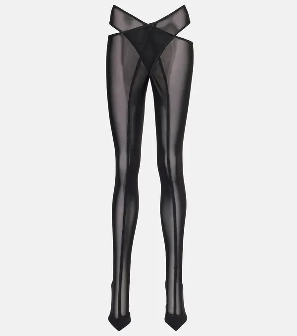 Attico Cheopissima Thigh High Boots - Black