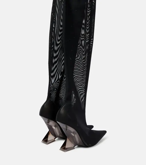 Attico Cheopissima Thigh-high 105 Boots - Black