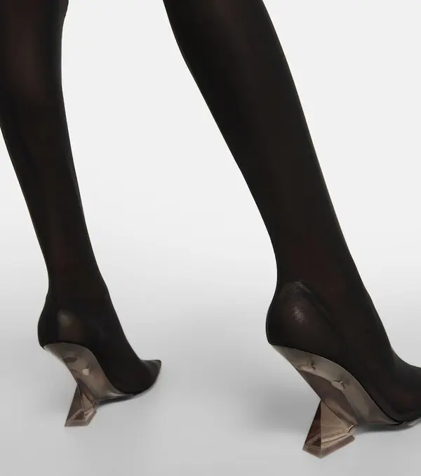 Attico Cheopissima Thigh-high 105 Boots - Black