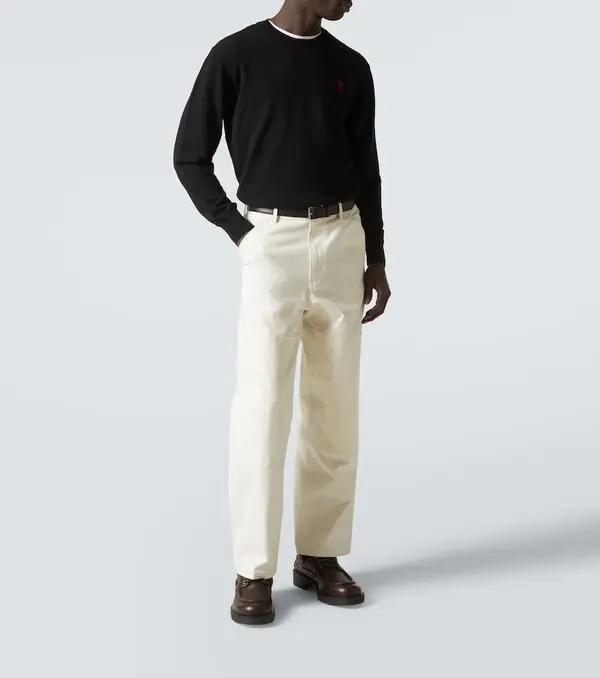 Ami De Cœur Wool Sweater - Black