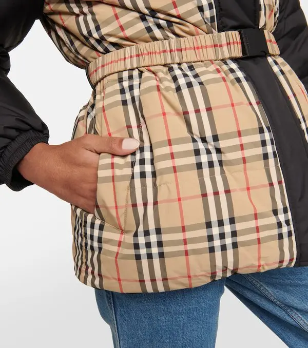 Burberry Check Reversible Down Jacket