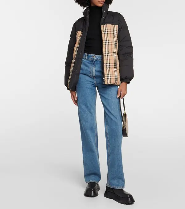 Burberry Check Reversible Down Jacket