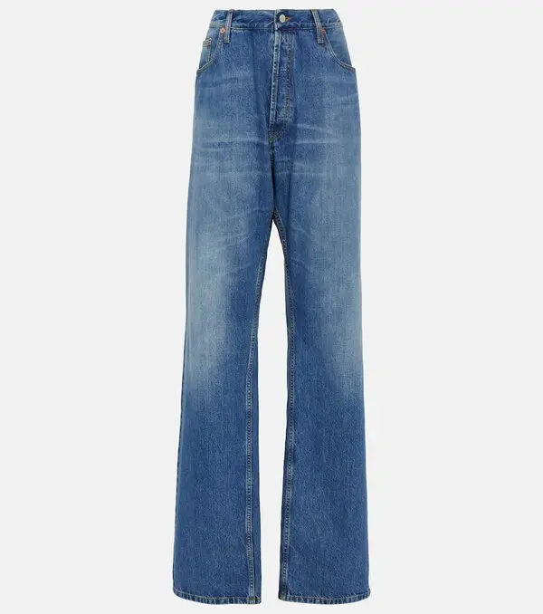 Gucci Mid-rise Wide-leg Jeans
