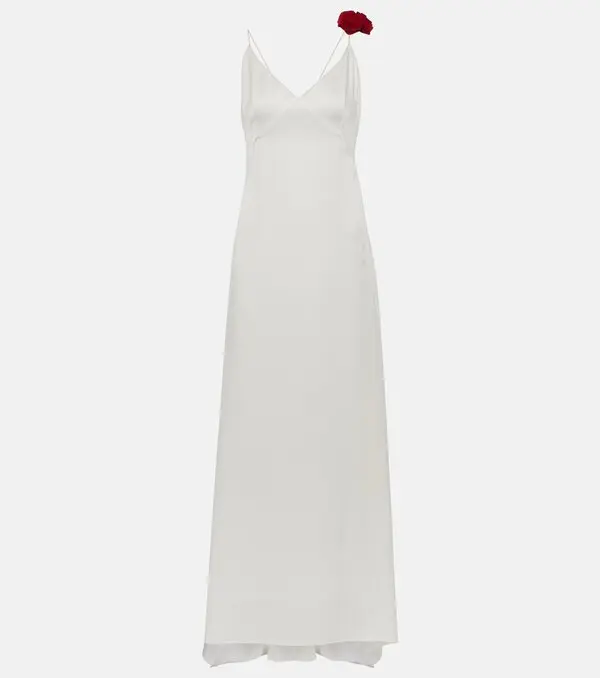 Magda Butrym Rosette Embellished Gown