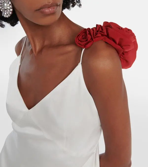 Magda Butrym Rosette Embellished Gown