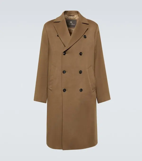 Loro Piana Winton Double-breasted Cashmere Coat