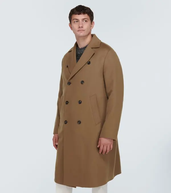Loro Piana Winton Double-breasted Cashmere Coat
