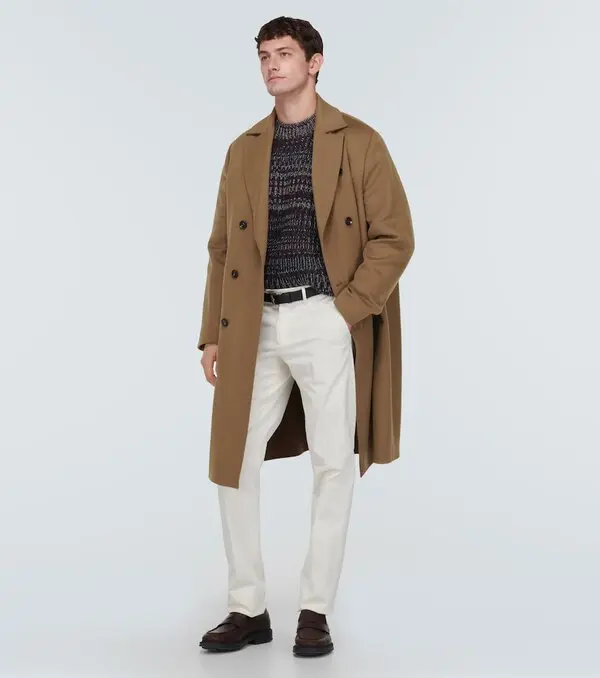 Loro Piana Winton Double-breasted Cashmere Coat