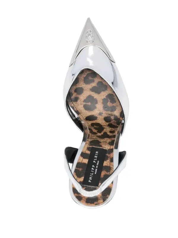 Philipp Plein Mirror 95mm Pointed-toe Pumps