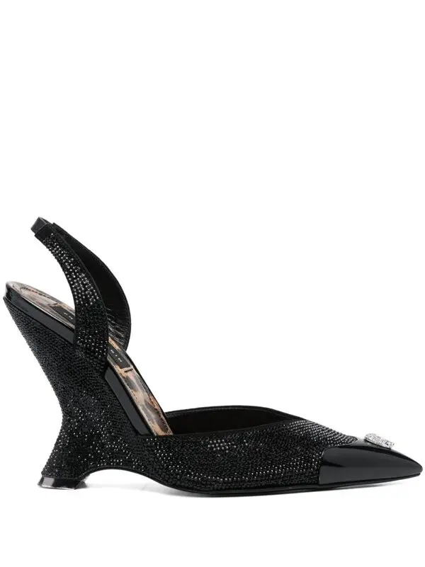 Philipp Plein Decollete 105mm Crystal-embellished Pumps
