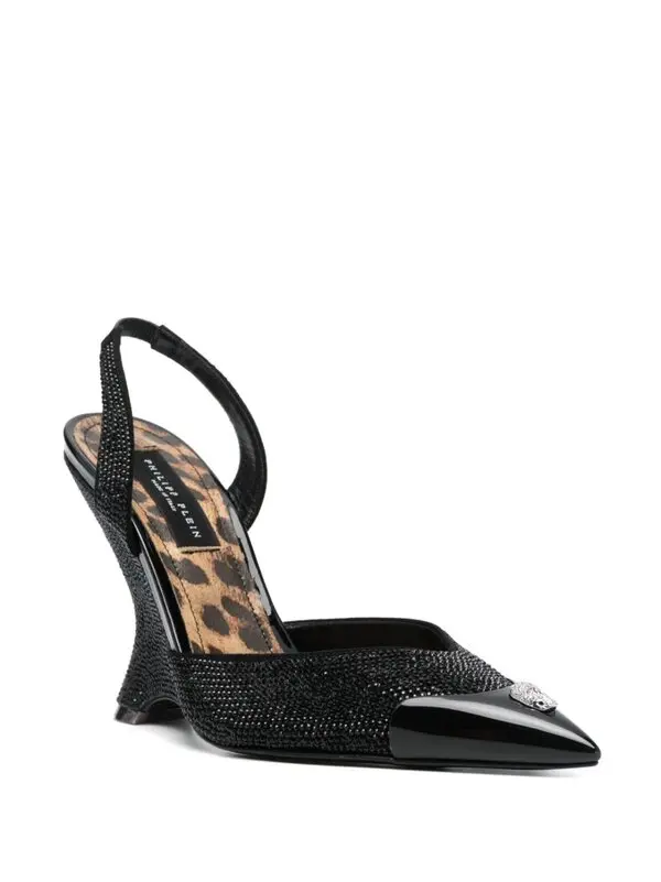 Philipp Plein Decollete 105mm Crystal-embellished Pumps