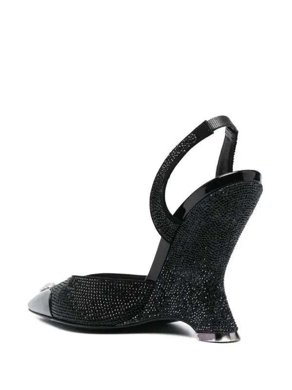 Philipp Plein Decollete 105mm Crystal-embellished Pumps
