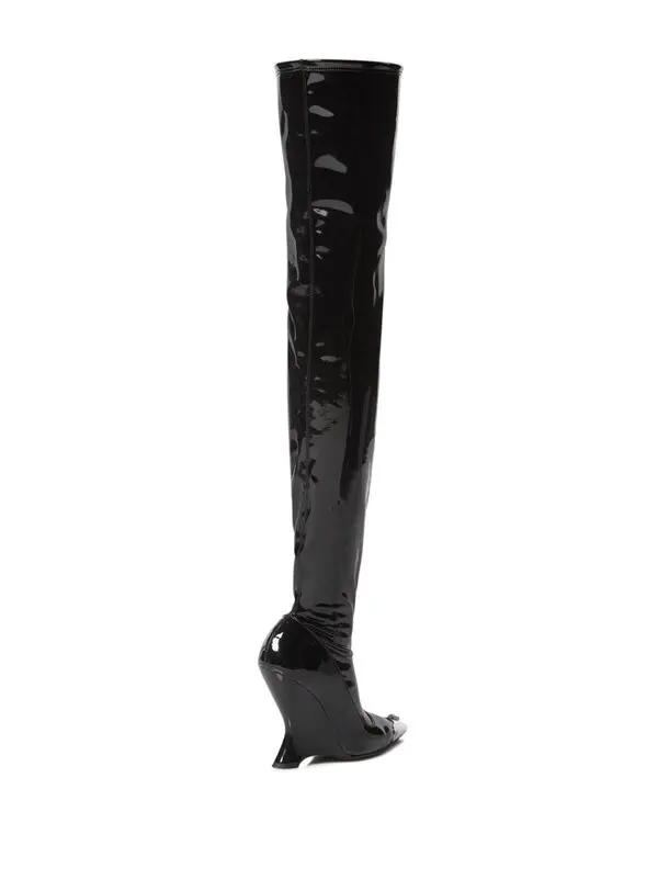 Philipp Plein Patent-leather Over-knee Boots