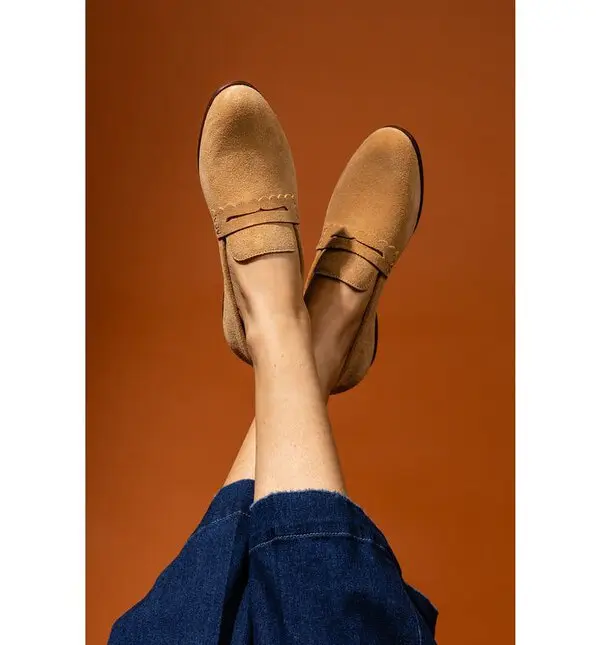 PATRICIA GREEN Blair Penny Loafer - Tan