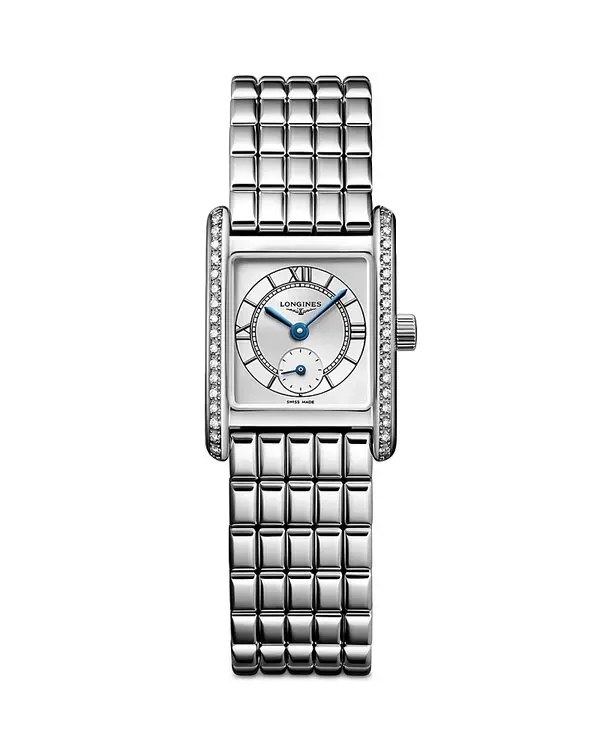 LONGINES Mini Dolcevita Diamond Watch, 21.5mm X 29mm - Silver