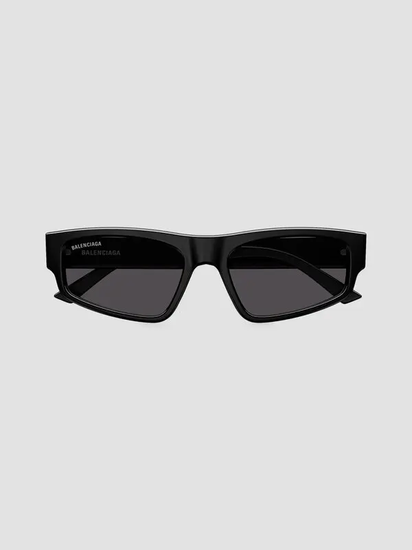 Balenciaga Flat 56mm Rectangular Sunglasses