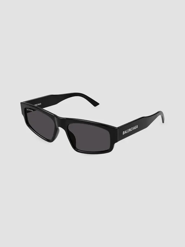 Balenciaga Flat 56mm Rectangular Sunglasses