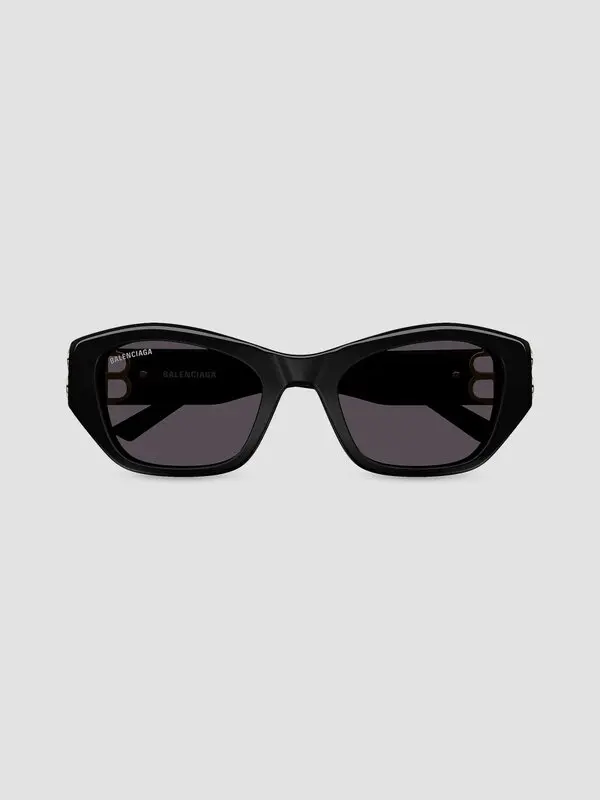 Balenciaga Dynasty 53mm Cat-eye Sunglasses - Black