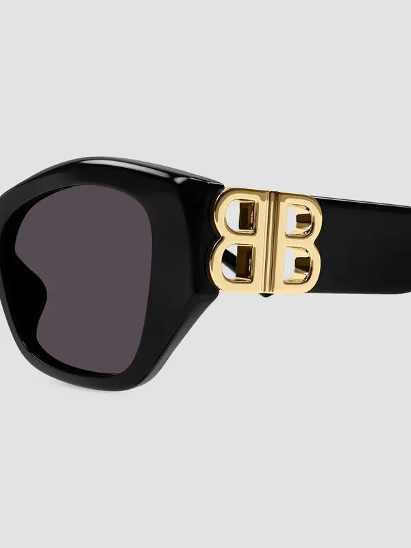 Balenciaga Dynasty 53mm Cat-eye Sunglasses - Black