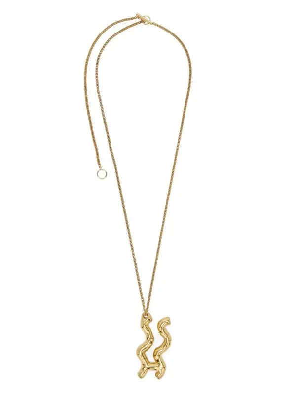 JIL SANDER Zodiac-sign Pendant Necklace - Gold