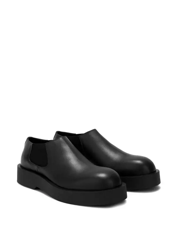 JIL SANDER Round-toe Leather Loafers