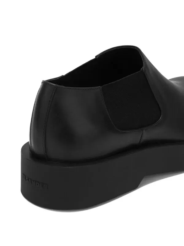 JIL SANDER Round-toe Leather Loafers