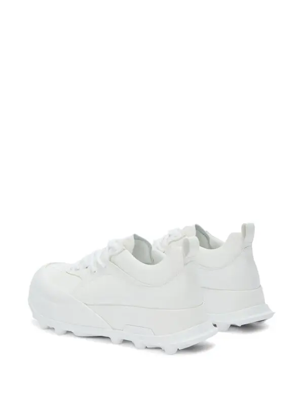 JIL SANDER Chunky Panelled Leather Sneakers - White
