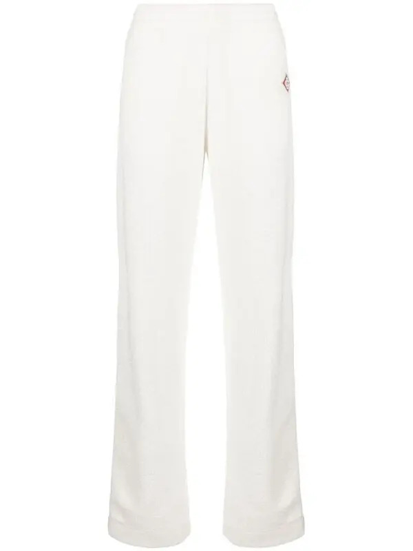 Casablanca Logo-patch Side-stripe Fleece Track Pants