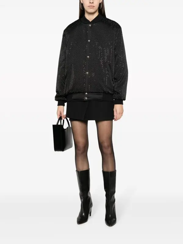 P.a.r.o.s.h Crystal-embellished Bomber Jacket