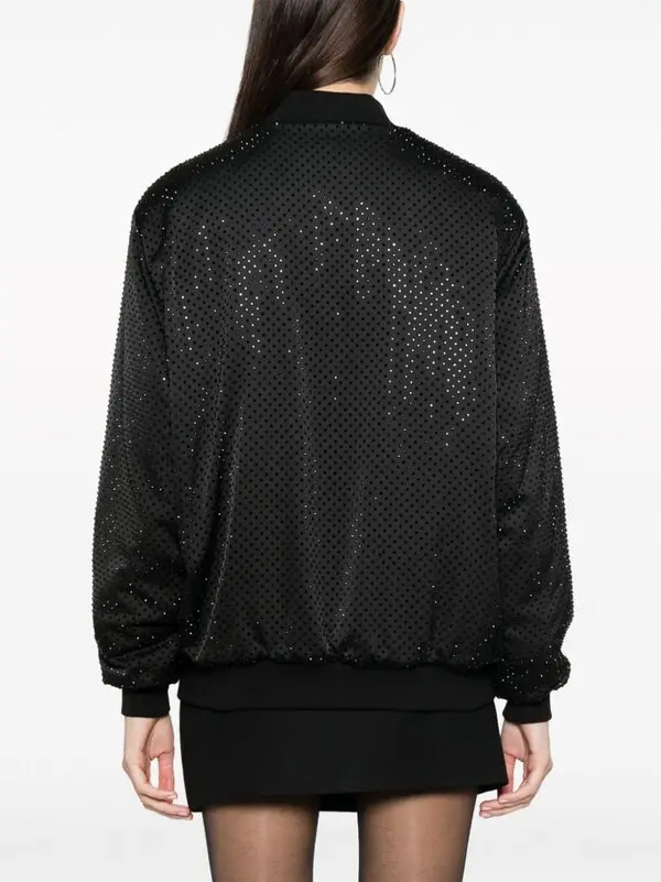 P.a.r.o.s.h Crystal-embellished Bomber Jacket