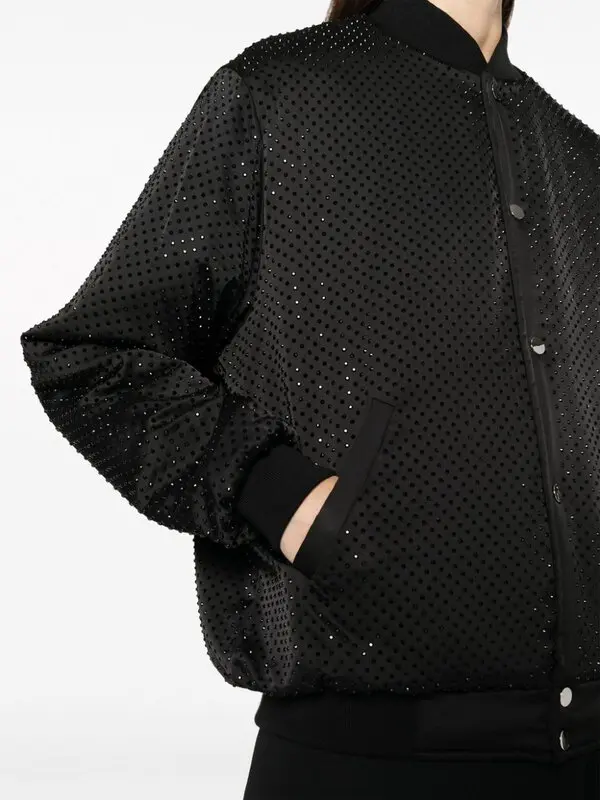 P.a.r.o.s.h Crystal-embellished Bomber Jacket