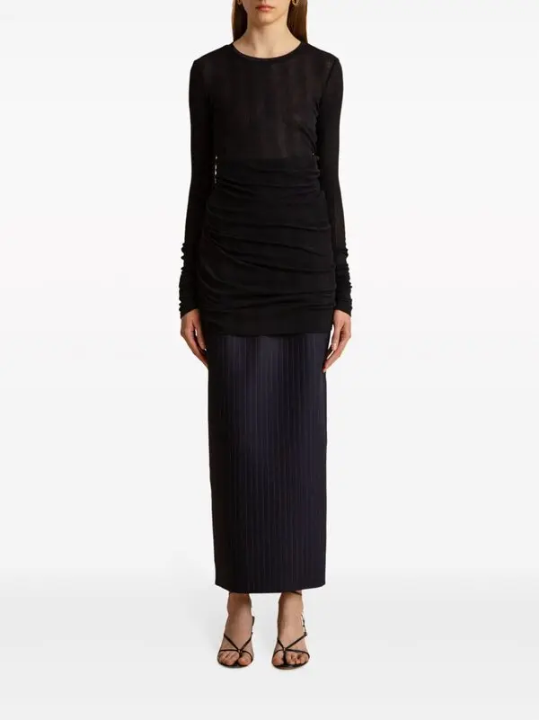 Khaite The Lenora Ribbed T-shirt