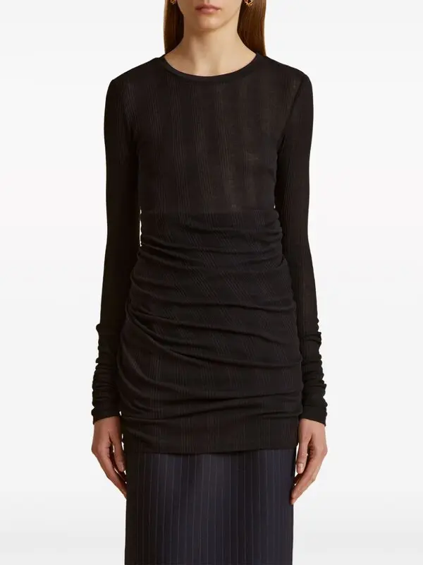 Khaite The Lenora Ribbed T-shirt