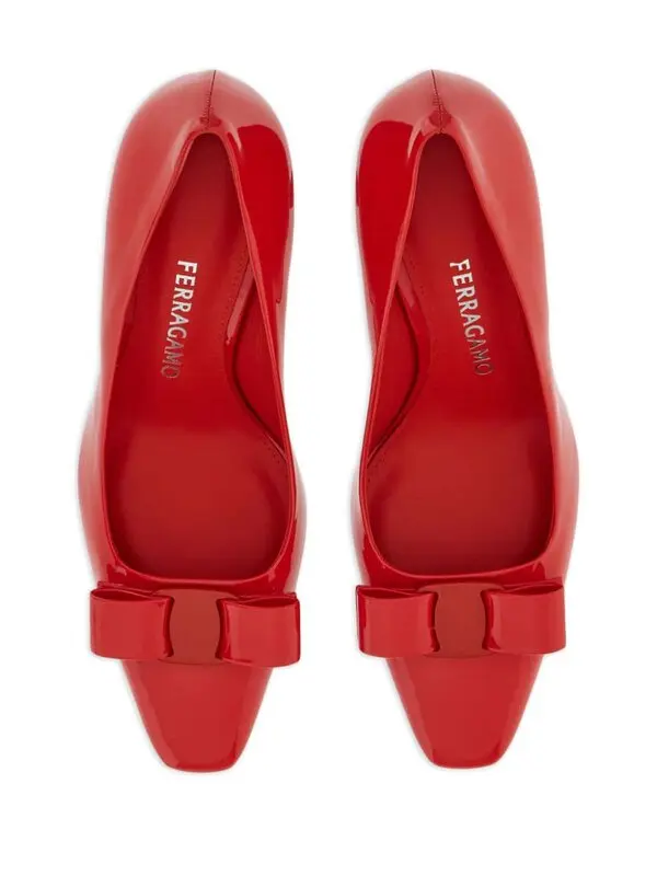FERRAGAMO Vara Bow 85mm Pumps