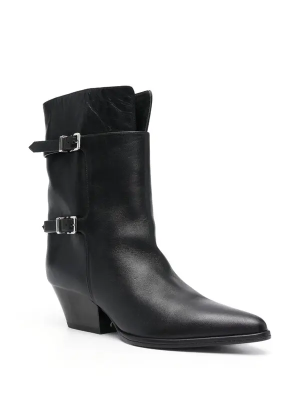 SERGIO ROSSI Sr Thalestris 55mm Leather Ankle Boots
