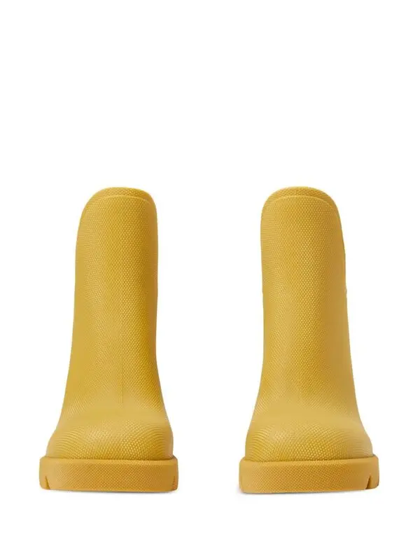 Burberry Ankle Rubber Boots - Yellow