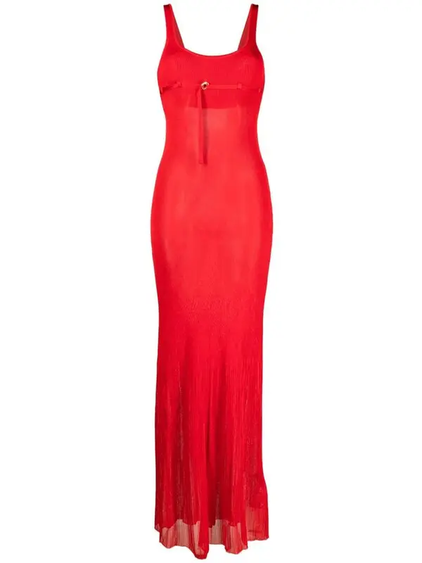 Jacquemus La Robe Maille Maxi Dress - Red