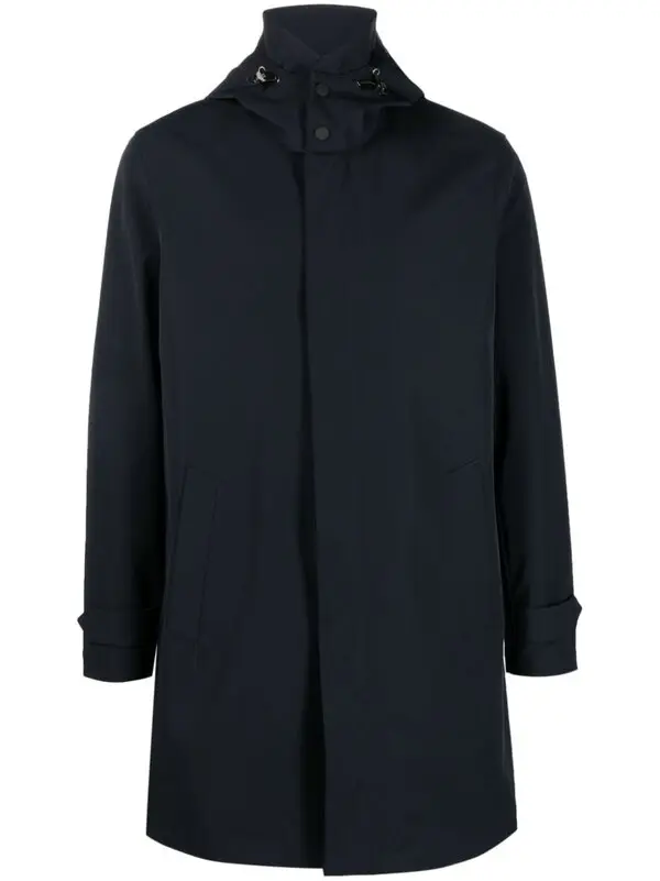 Boggi Milano Concealed-front Raincoat