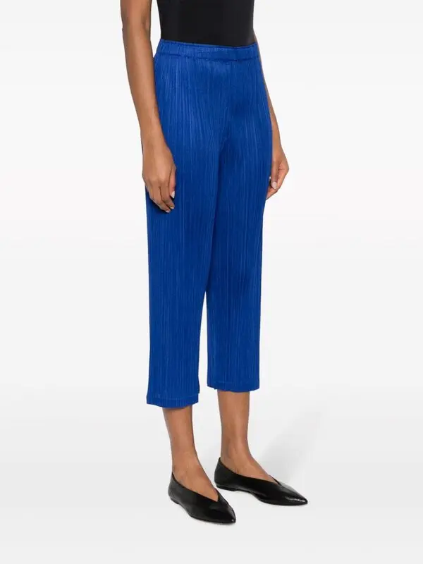 Issey Miyake Mc August Plissé Cropped Trousers