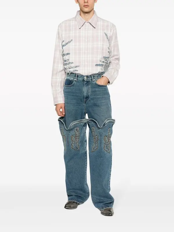 Y/project Cowboy High Cuff Jeans