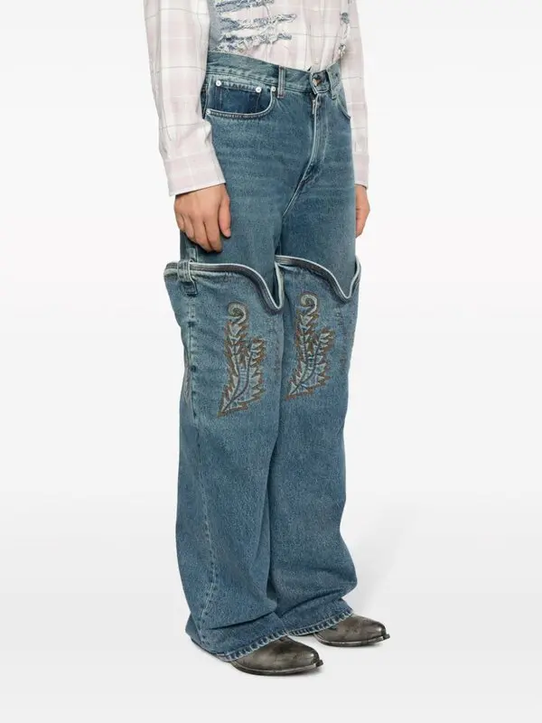 Y/project Cowboy High Cuff Jeans
