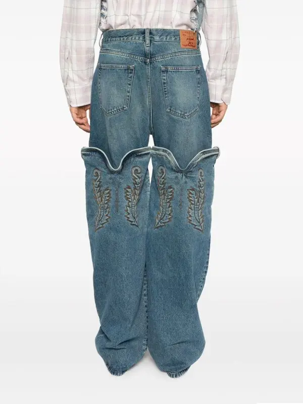 Y/project Cowboy High Cuff Jeans