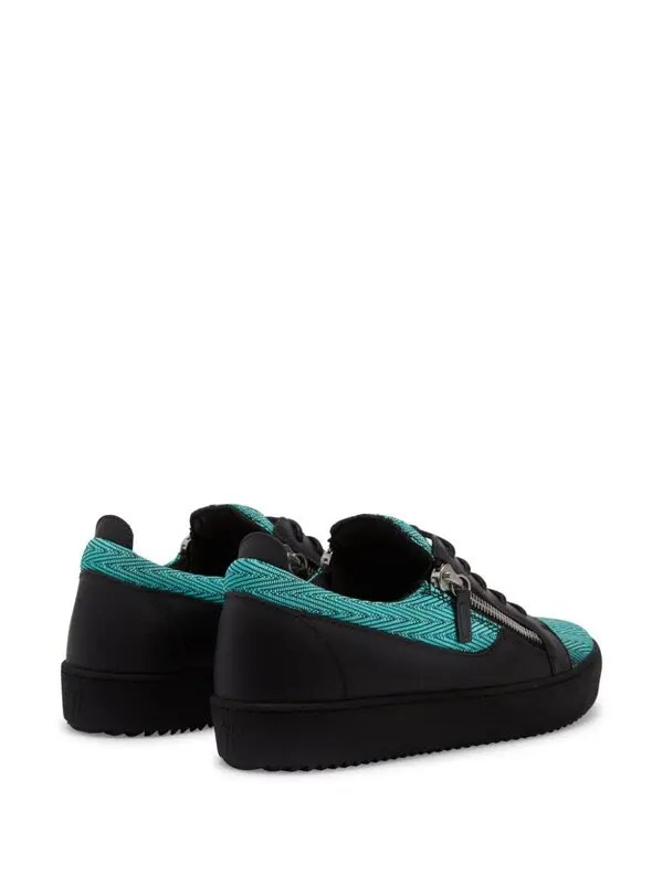 GIUSEPPE ZANOTTI Frankie Double-zip Low-top Sneakers
