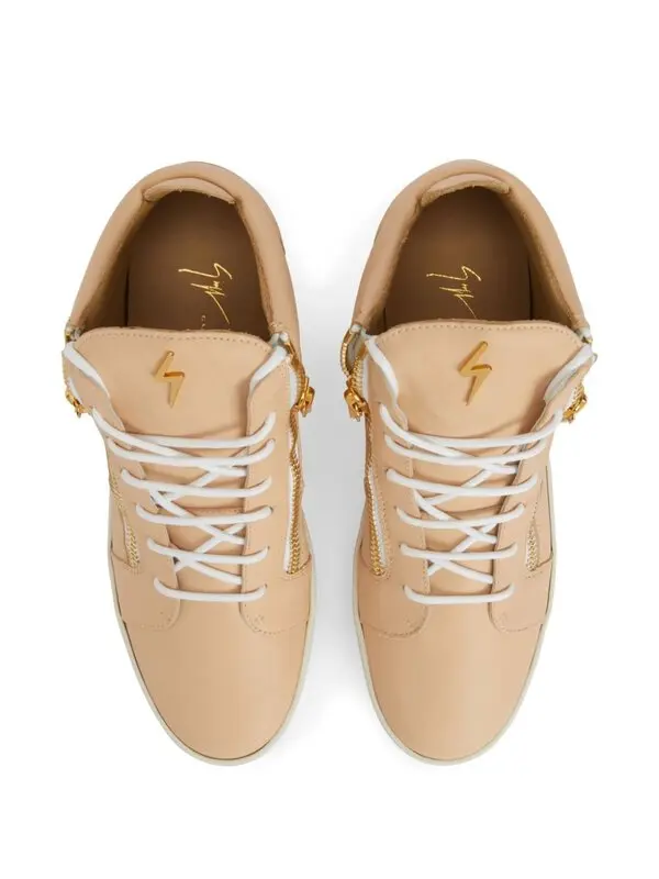 GIUSEPPE ZANOTTI Kriss Mid-top Sneakers - Neutrals
