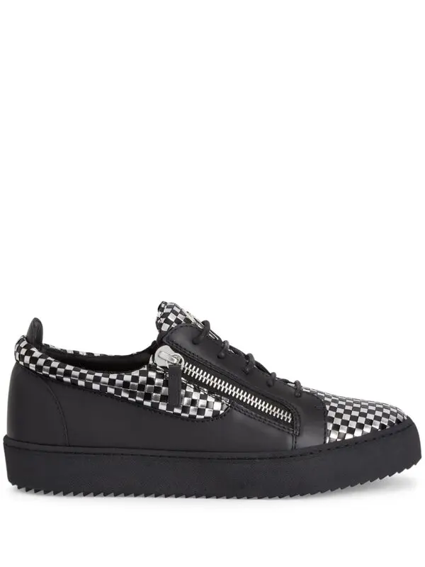 GIUSEPPE ZANOTTI Frankie Double-zip Low-top Sneakers