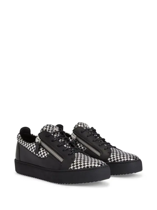 GIUSEPPE ZANOTTI Frankie Double-zip Low-top Sneakers